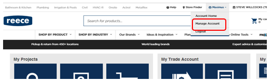 maX Account Management
