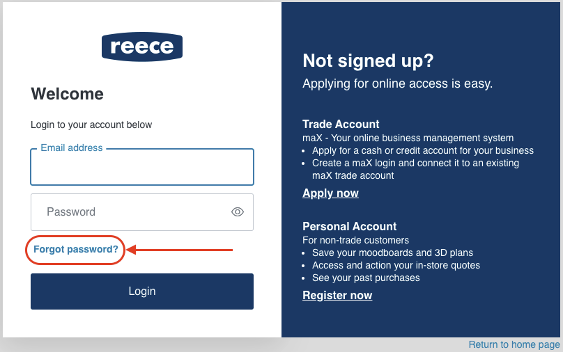 maX Account Management